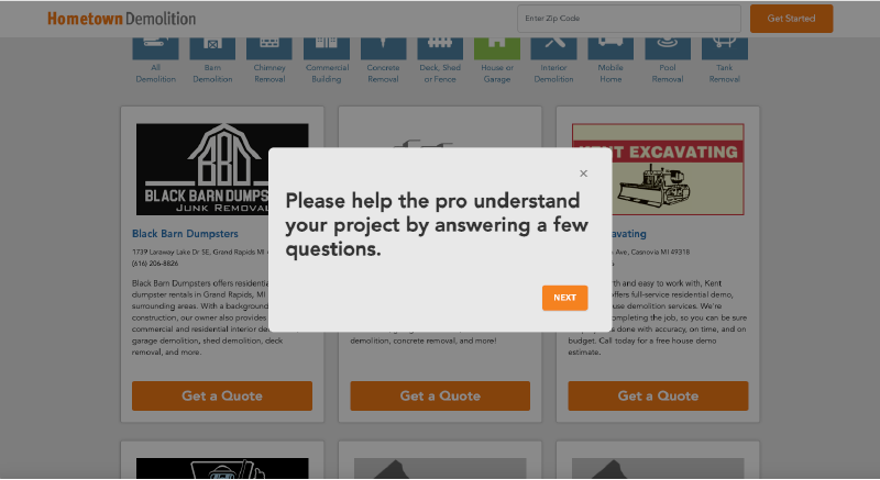 How to Request Demolition Quotes with Hometown | Hometown Demolition